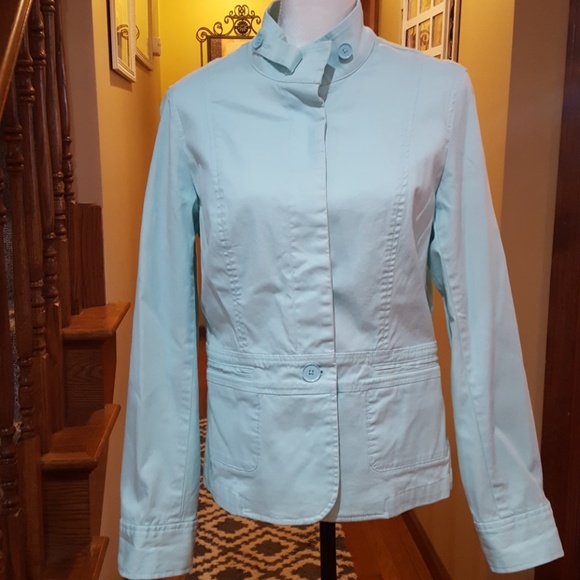 Talbots | Jackets & Coats | Talbots Light Blue Jacket | Poshmark
